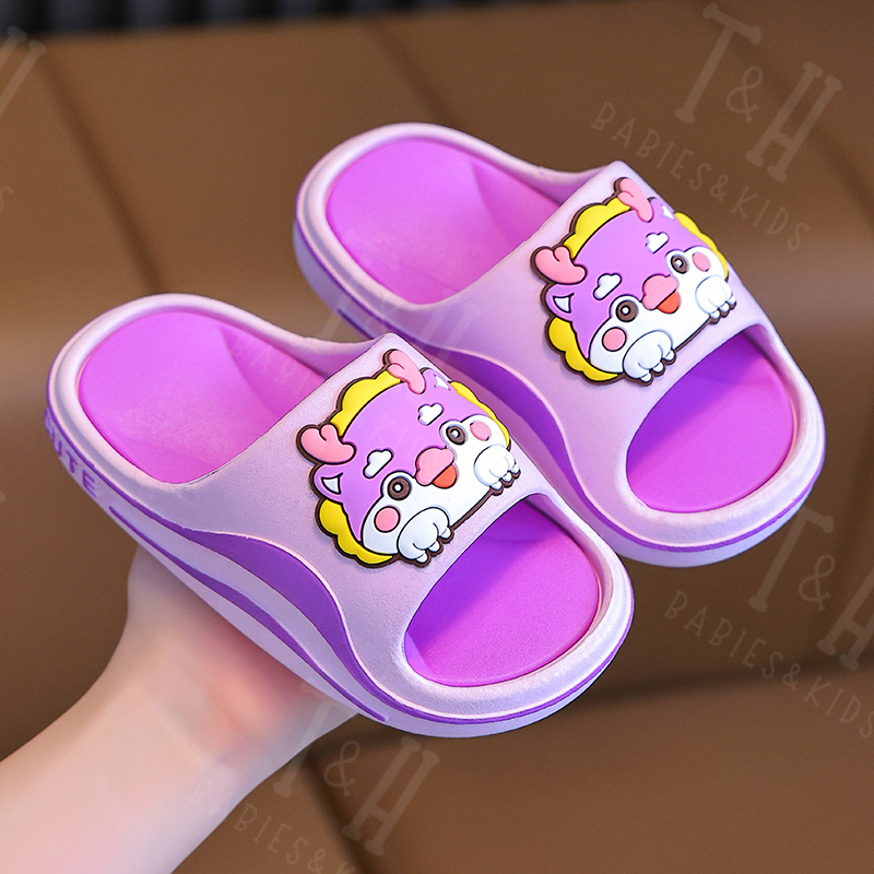 TH Baby New Soft Rubber Flip Flops for Kids Cute Animal Design Indoor ...