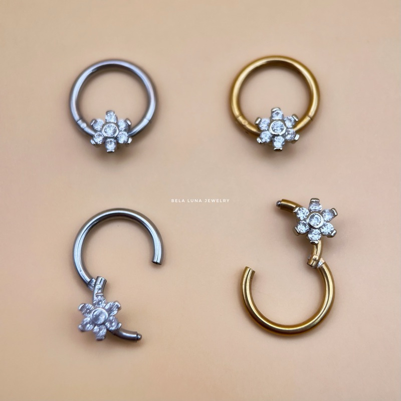 Flower Hinged Seam Ring | Sold per piece | Shopee Philippines