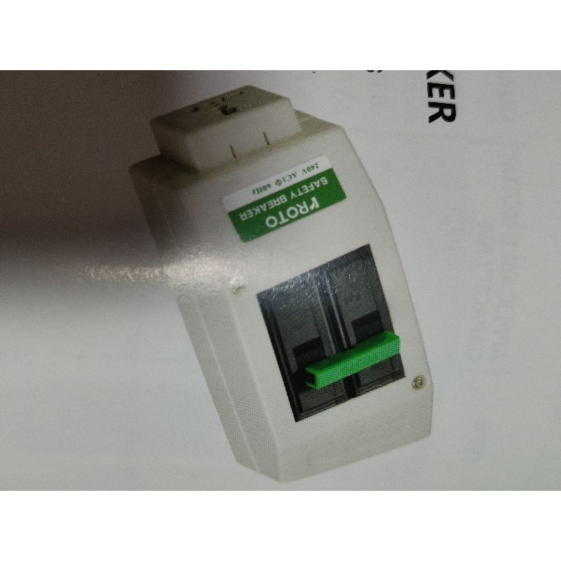Roto Safety Breaker with Plug SHP 2P W | Shopee Philippines