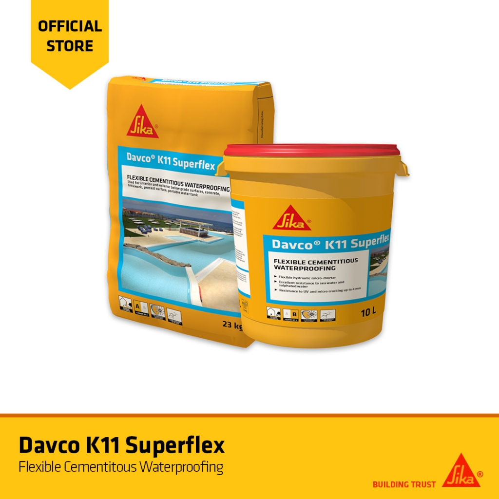 SIKA Davco K11 Superflex (AB) 34KG | Shopee Philippines