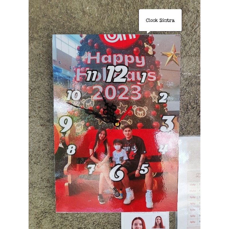 Clock sintra board a4 size customize | Shopee Philippines