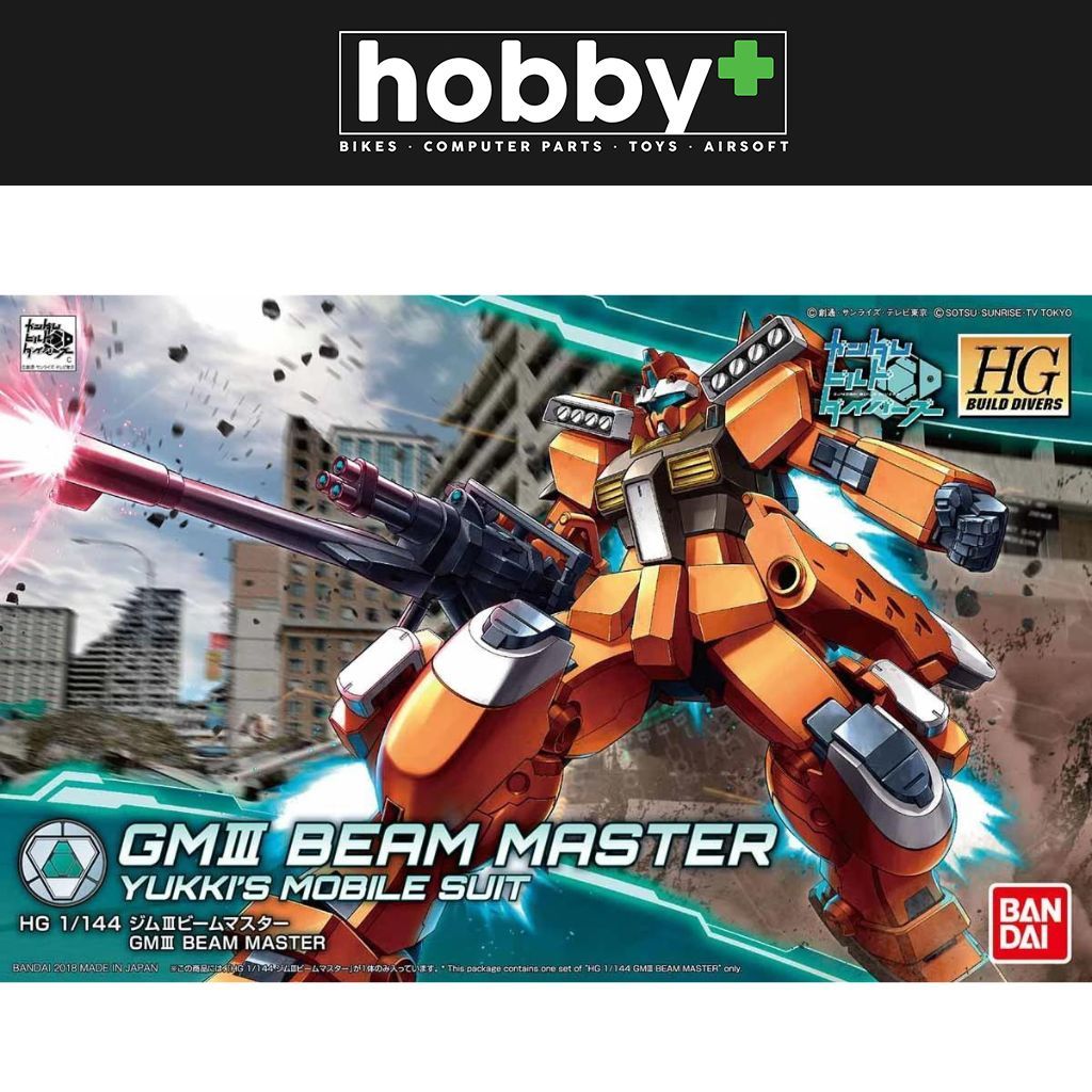 Bandai HG HGBD 1/144 GM III 3 Beam Master Gundam Build 00 diver ...