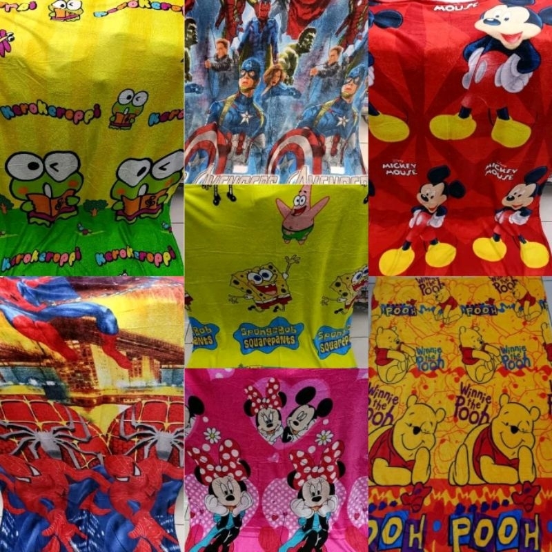 Mickey and Minnie Mouse Microfiber Blanket Character Spongebob ...