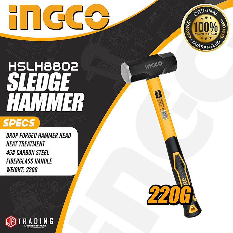 INGCO SLEDGE HAMMER 2LB HSLH8802 HD & HIGH QUALITY | Shopee Philippines