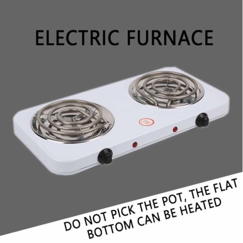 KIMH Double Burner Hot Plate Electric Cooking Stove 2000W | Shopee ...