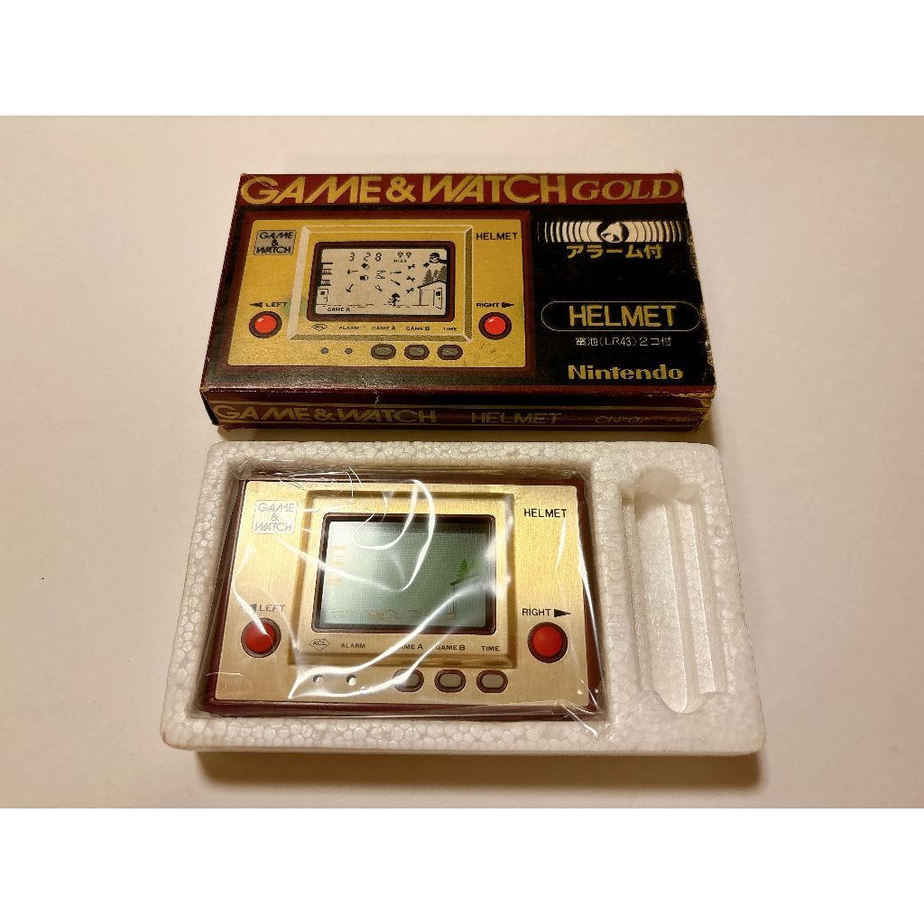 NINTENDO GAME AND & WATCH Helmet 1981 w/ BOX Direct From Japan Very ...
