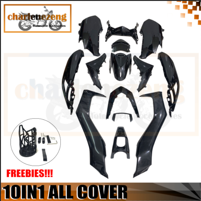 MOTORCYCLE NMAX V2 (10 IN 1) ALL COVER / NMAX V2.1 FLAIRINGS SET COD ...