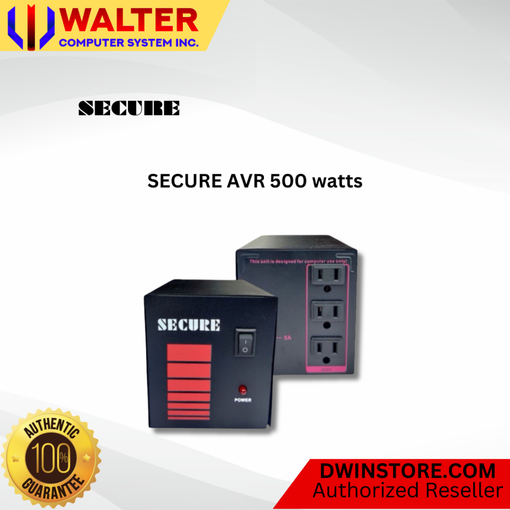 SECURE AVR 500 watts | Shopee Philippines
