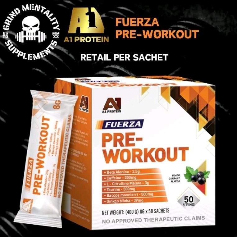 A1 FUERZA PRE-WORKOUT 1 SACHET SERVING | Shopee Philippines