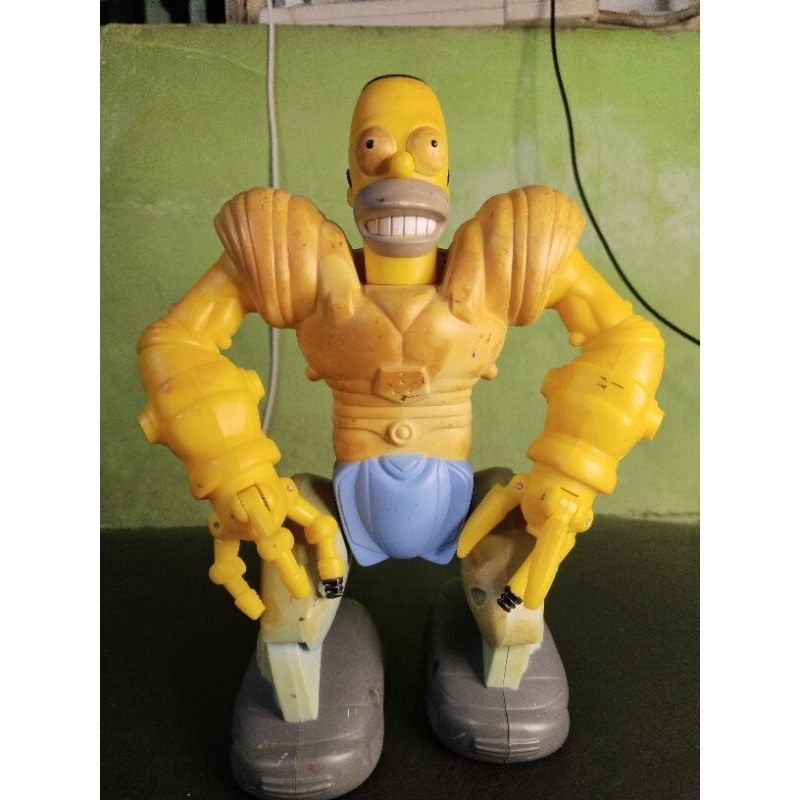Simpsons Homer Homersapien Walking Toy Robot Working Rare 2007 WooWee 8 ...