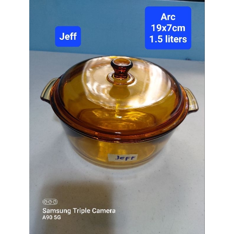 Arc Glass Cookware 19x7cm ( Jeff ) | Shopee Philippines