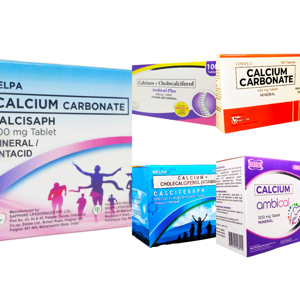 HPO Vitamin/Mineral/Antacids AMBICAL PLUS CALCIFESAP CALCISAP 100s ...