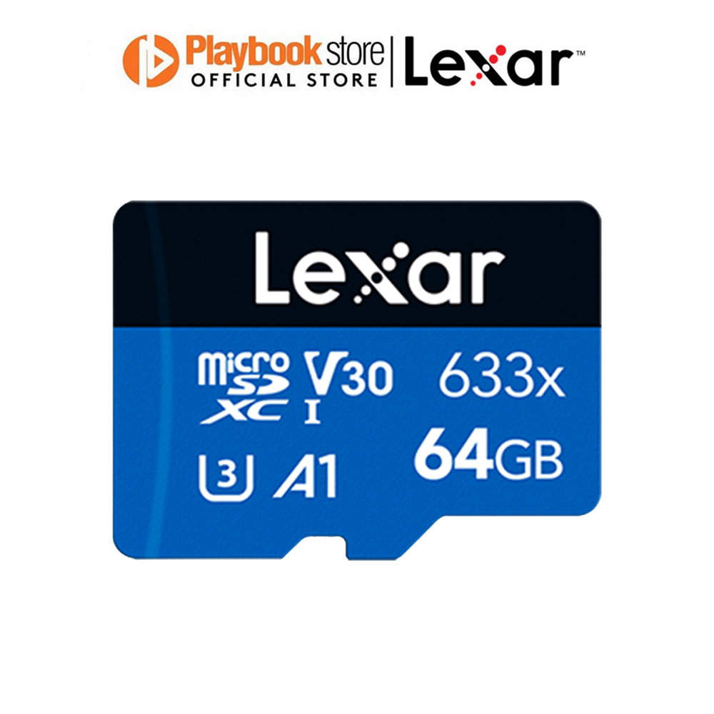 Lexar High Performance 64GB/128GB Blue 633x microSDXC UHS-I Card Micro ...