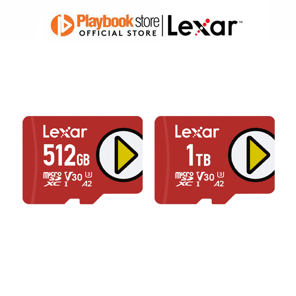 Lexar Play 512GB/1TB microSDXC A2 Rated Performance UHS-I Micro SD Card ...