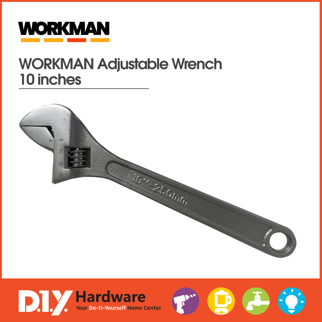 WORKMAN Adjustable Wrench 10" | Shopee Philippines