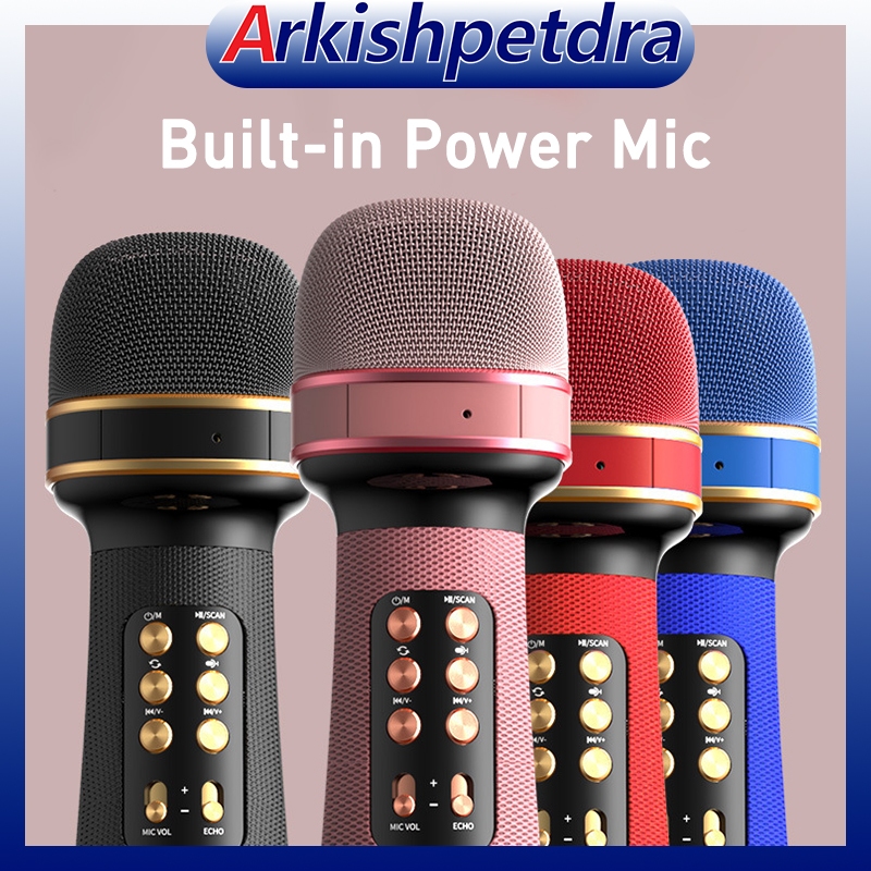 WS898 Microphone Wireless Mic For PC IOS Android Smart TV System ...