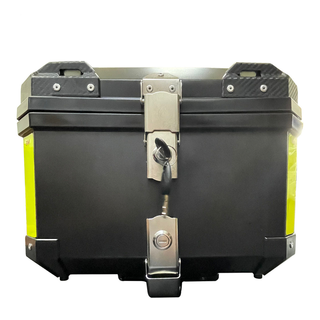 Motorcycle Top Box ABS 45L Aluminum Frame Top Box with Inner Lining ...
