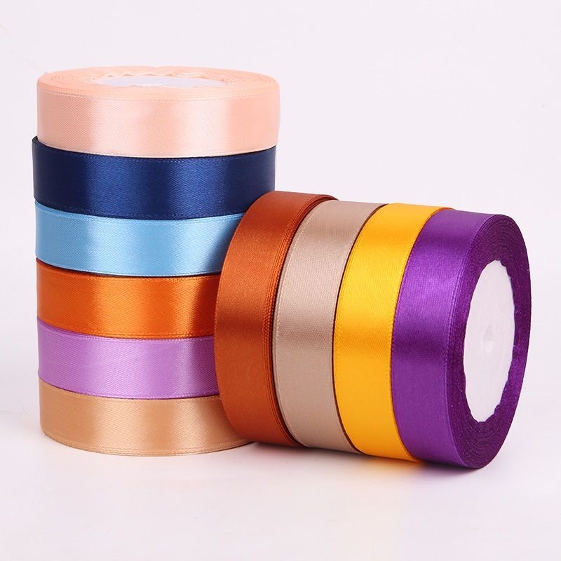 MOON(2cm/25 yards/roll) Satin Ribbon Wholesale Gift Packing Christmas ...