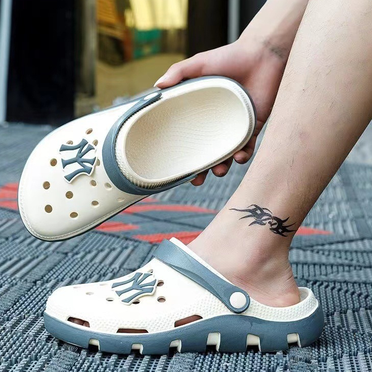 Platform Clogs Sandals For Men Beach sandals Leisure Slippers | Shopee ...