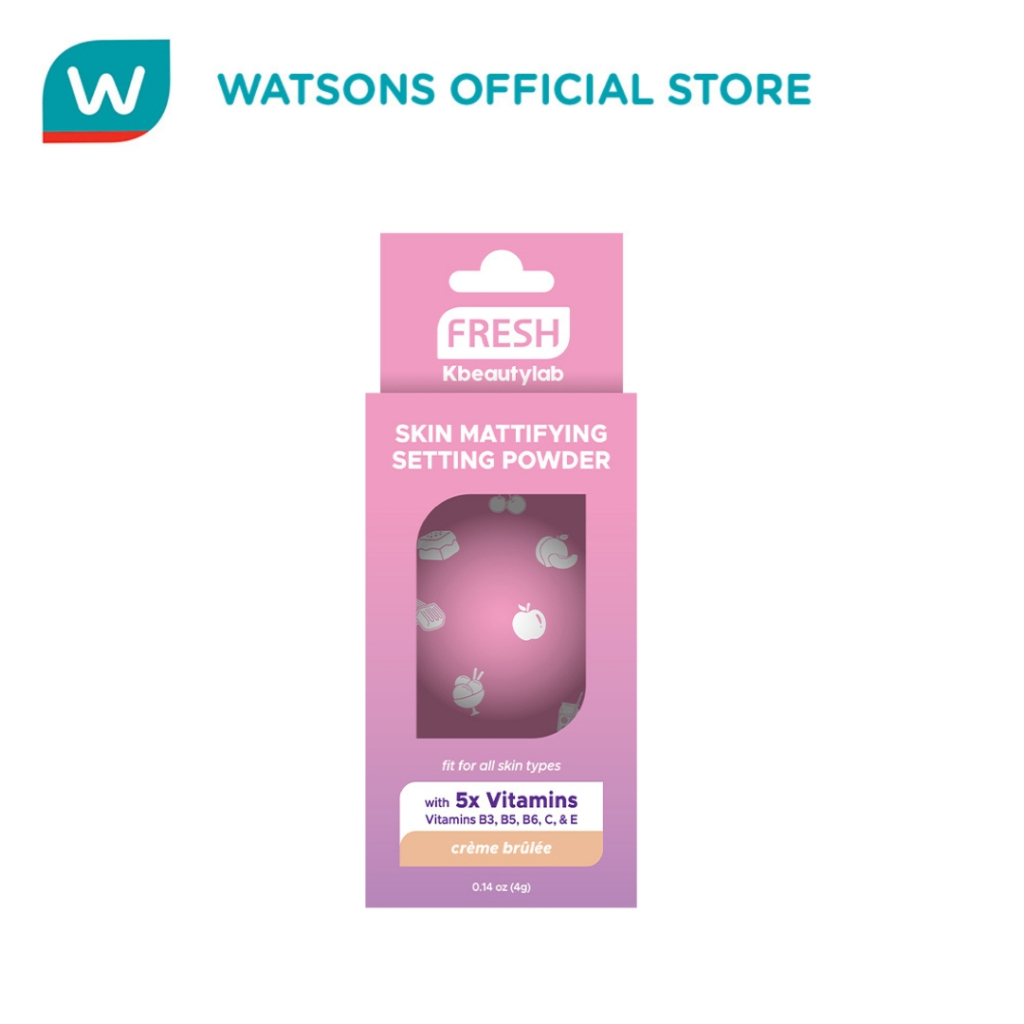 FRESH Kbeautylab Skin Mattifying Setting Powder Creme Brulee 4g ...