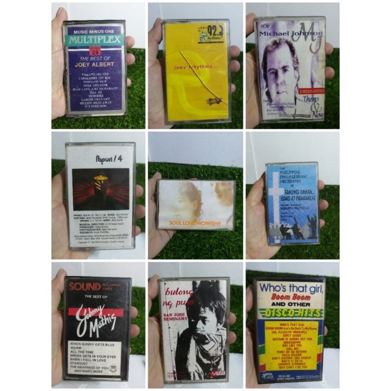 (whiteD1) Random Cassette Tapes. | Shopee Philippines