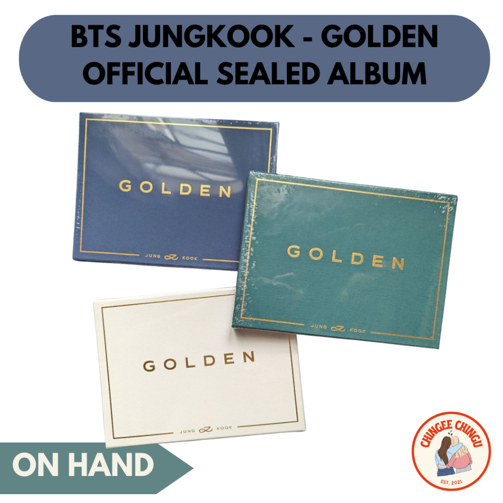 [ON HAND] BTS JUNGKOOK - GOLDEN OFFICIAL SEALED ALBUM | Shine Solid ...