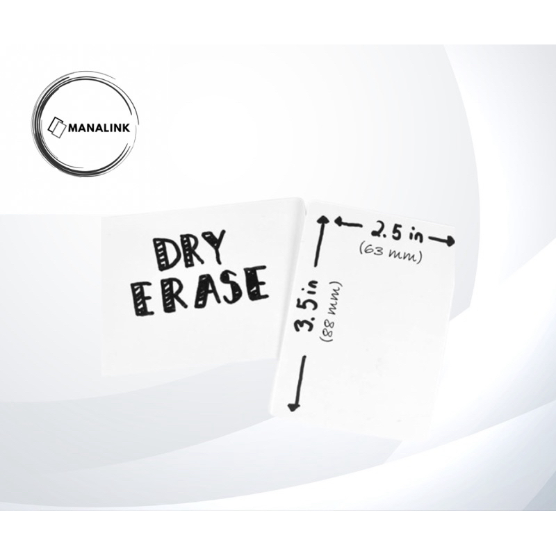 Dry Erase Cards 10pcs for Tokens, Flashcards, MTG, Tabletop, Boardgames ...