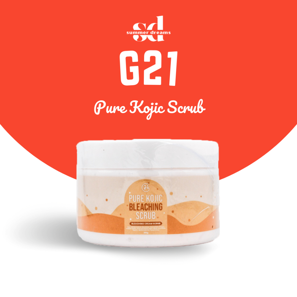 G21 Pure Kojic Bleaching Scrub 300g Milky Citrus, Shea Butter, Vanilla ...