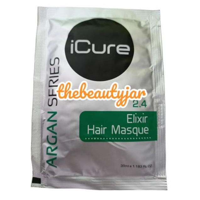 Icure Argan Elixir Hair Masque / Icure Argan Elixir Hair Mask Sachet ...