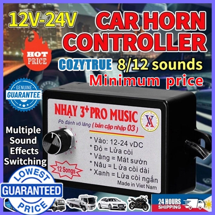 12v24v Nhay 3 Pro Music Rapid Relay Car Horn Controller For Truck Car ...