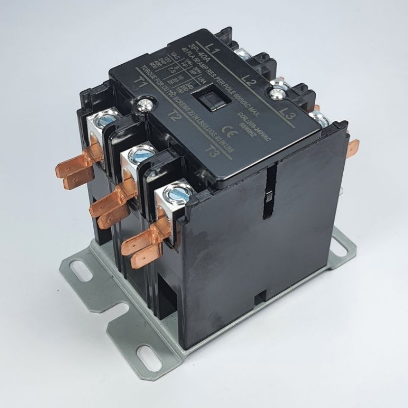 Aircon Magnetic Contactor 3 Poles 40 FLA 220Volts 5TR | Shopee Philippines
