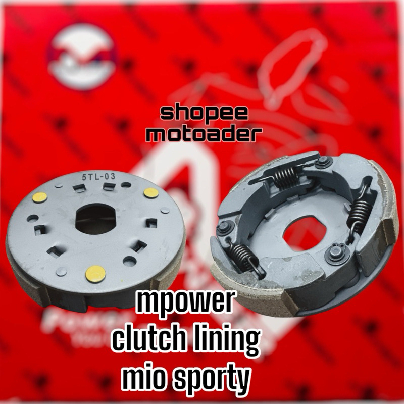 Clutch Lining 5TL Stock Mio Sporty Mio soulty Mio soul Fino | Shopee ...