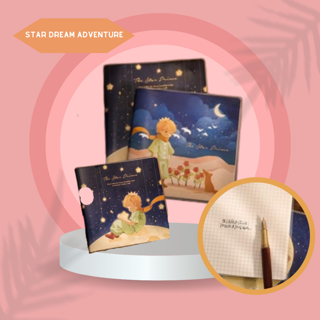 Special Series of Star Dream Adventure Small Square Grid Diary Journal ...