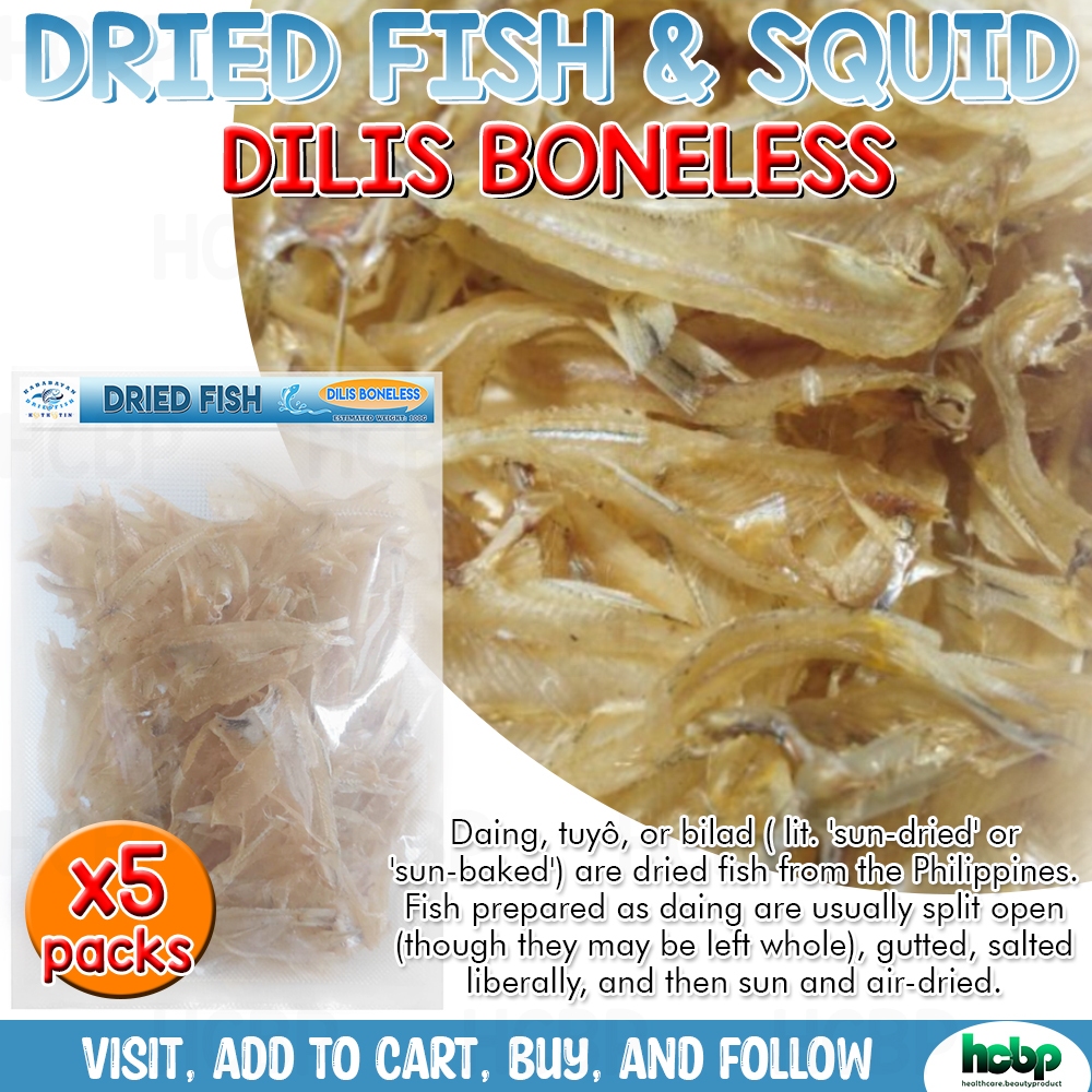Dried Fish DILIS BONELESS Dried Small Anchovies ( 500g/1Kilo ) Sun ...