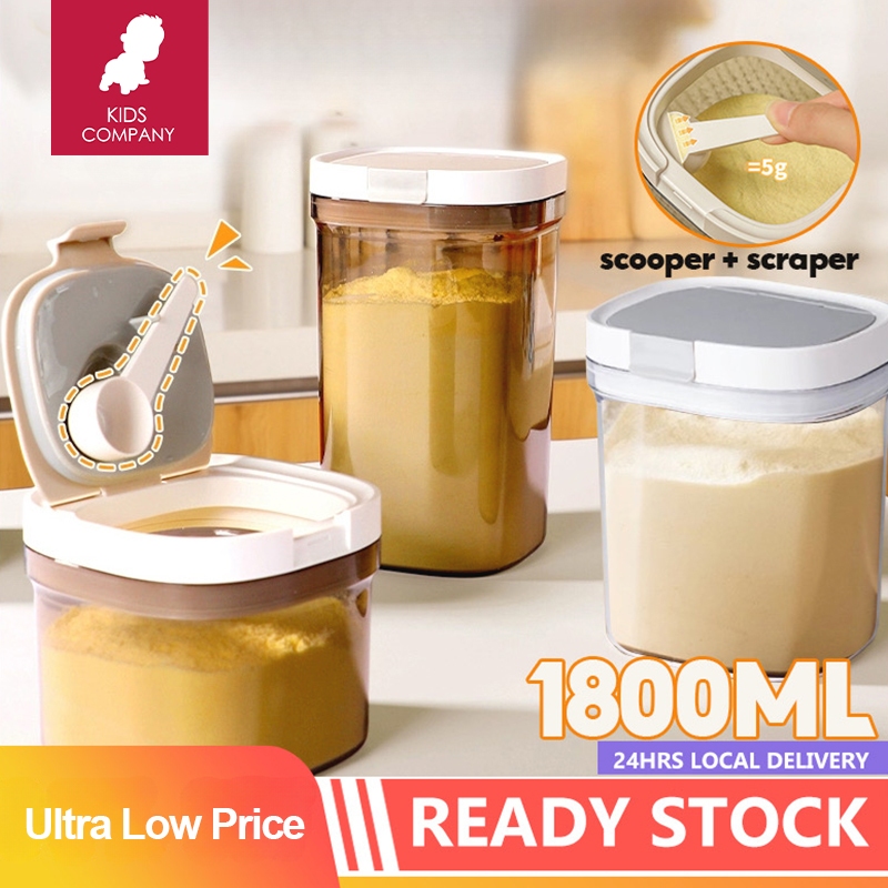 1800/1300/800ML Milk Storage Container Baby Milk Powder Airtight ...