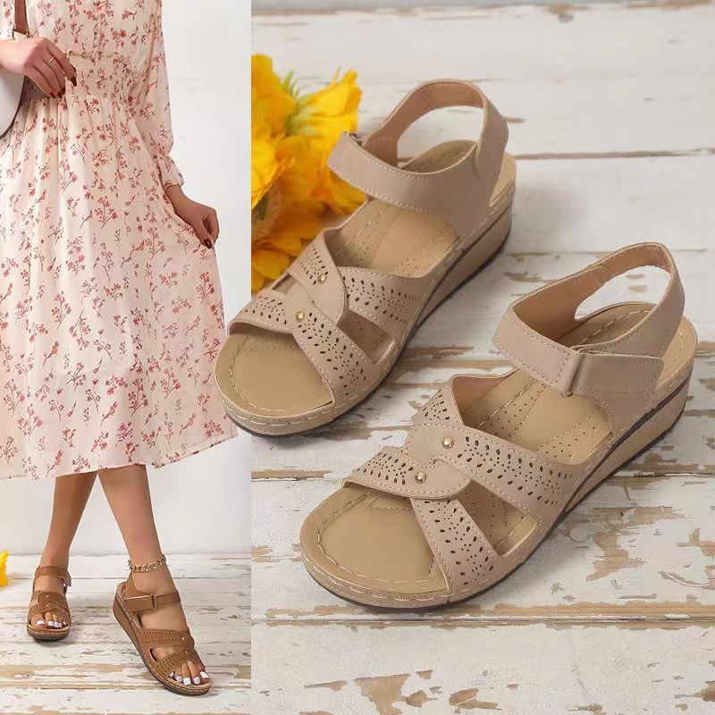 Wedges Sandals for Women Footwear Plus size 35-41 Beach Chunky Sandals ...