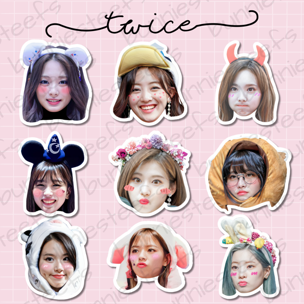 TWICE Bubble Head Sticker - TWICE Sticker - 1pc | Shopee Philippines