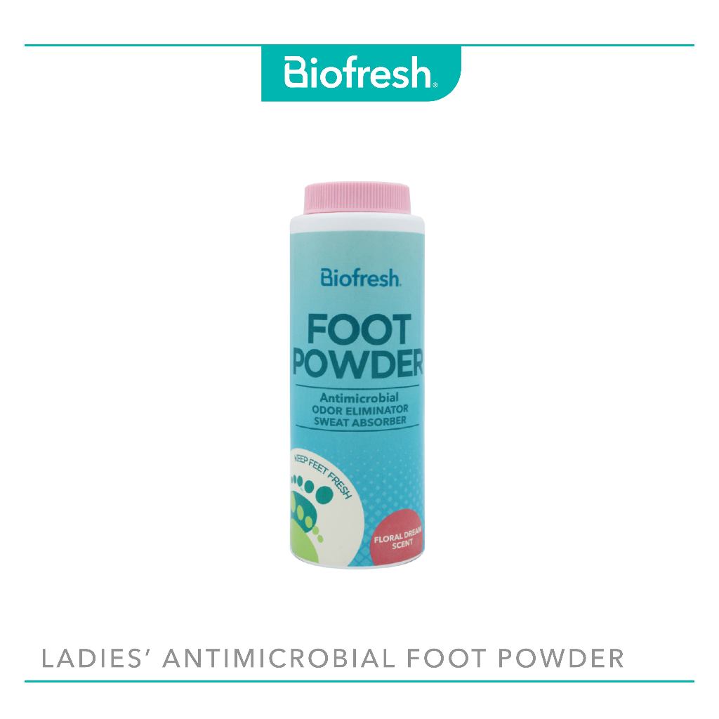 Biofresh Ladies' Floral Dream Antimicrobial Foot Powder 100g 1 piece FLFP01 | Shopee Philippines
