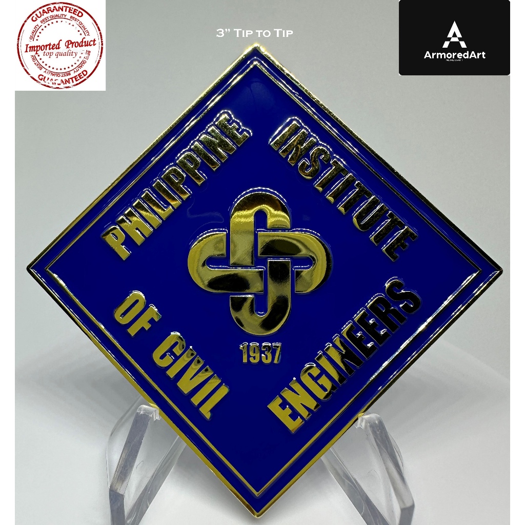 PICE Philippine Institute of Civil Engineers Emblem Imported | Shopee ...