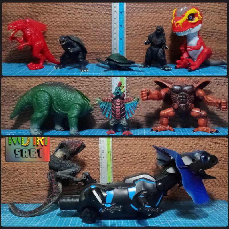 Dino Monster Kaijuu BAF fodders: Godzilla • Gamera • Untamed T-Rex ...