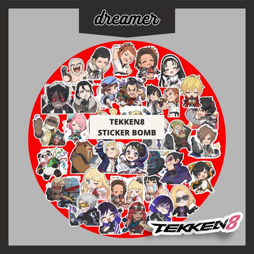 SET PACK - TEKKEN EMOTES EMOJIS BOMB STICKERS | TEKKEN 8 GAMERS ...