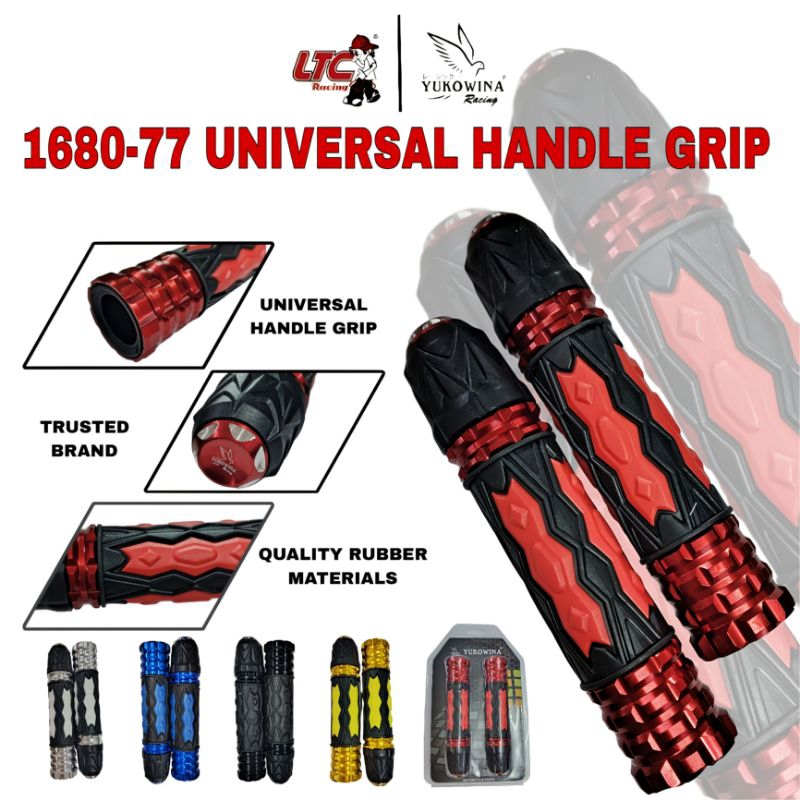 1680 YUKOWINA MOTORCYCLE UNIVERSAL HANDLE GRIP | Shopee Philippines
