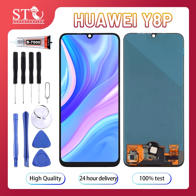 For LCD OLED HUAWEI Y8P Original Lcd Oled With frame Touch Screen Replacement | Shopee Philippines