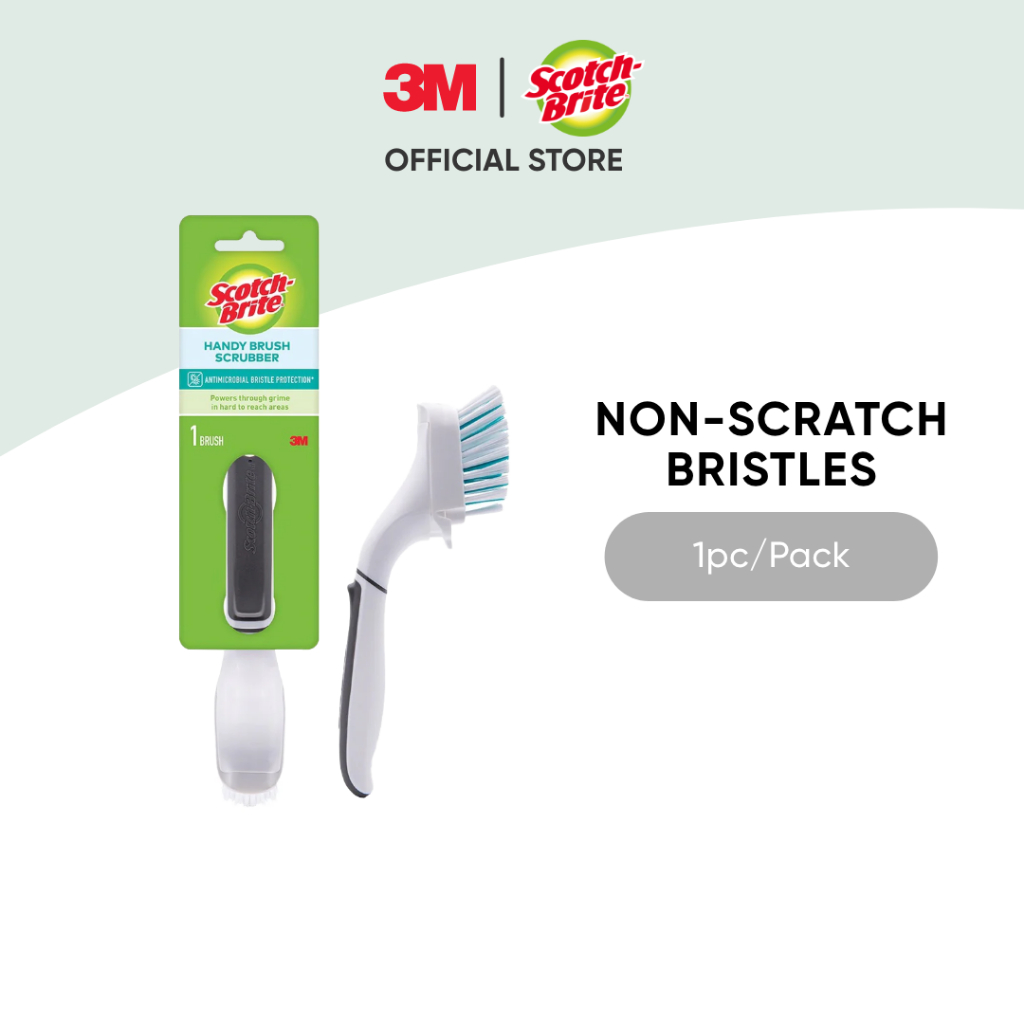 3M™ Scotch-Brite® Handy Brush Scrubber, Non-Scratch Bristles, 1 pc/pack ...