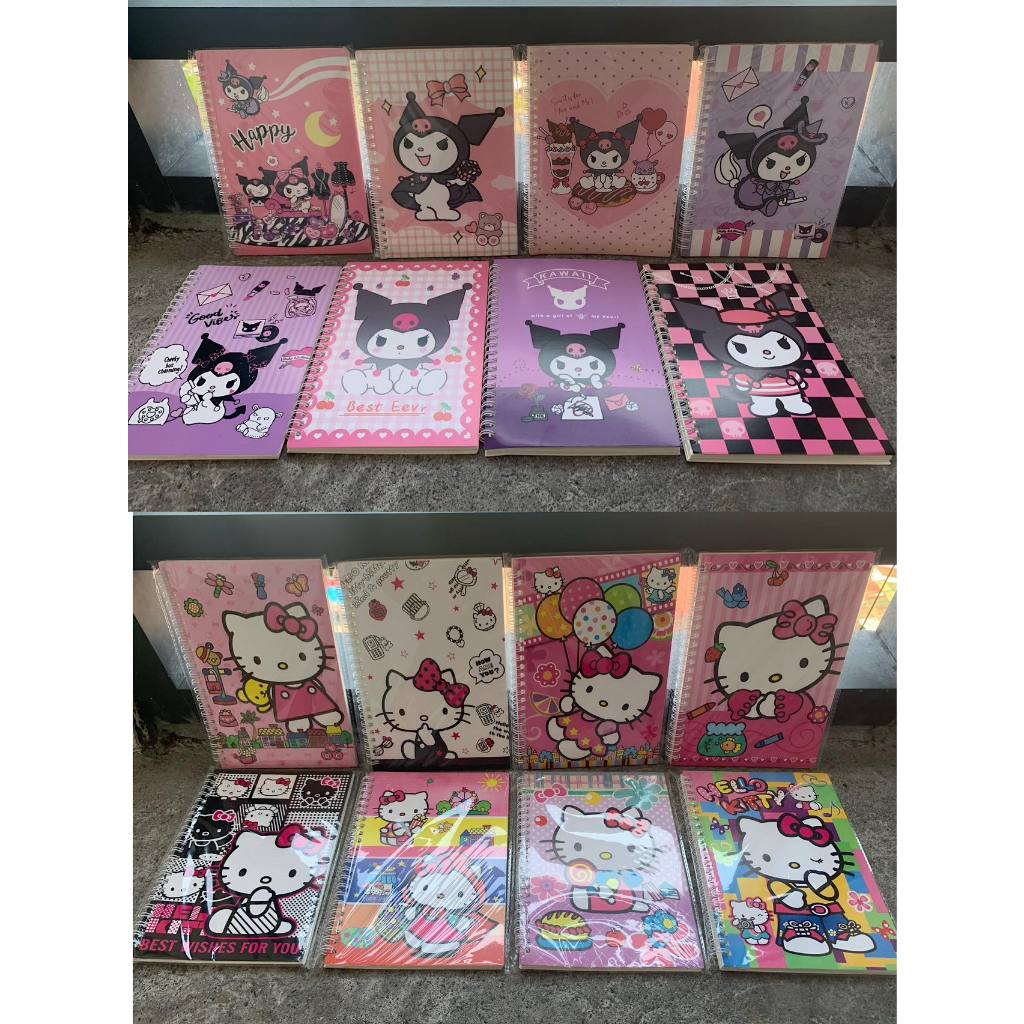 UG Spiral Notebook for grade3 to high school KITTY/KUROMI | Shopee ...