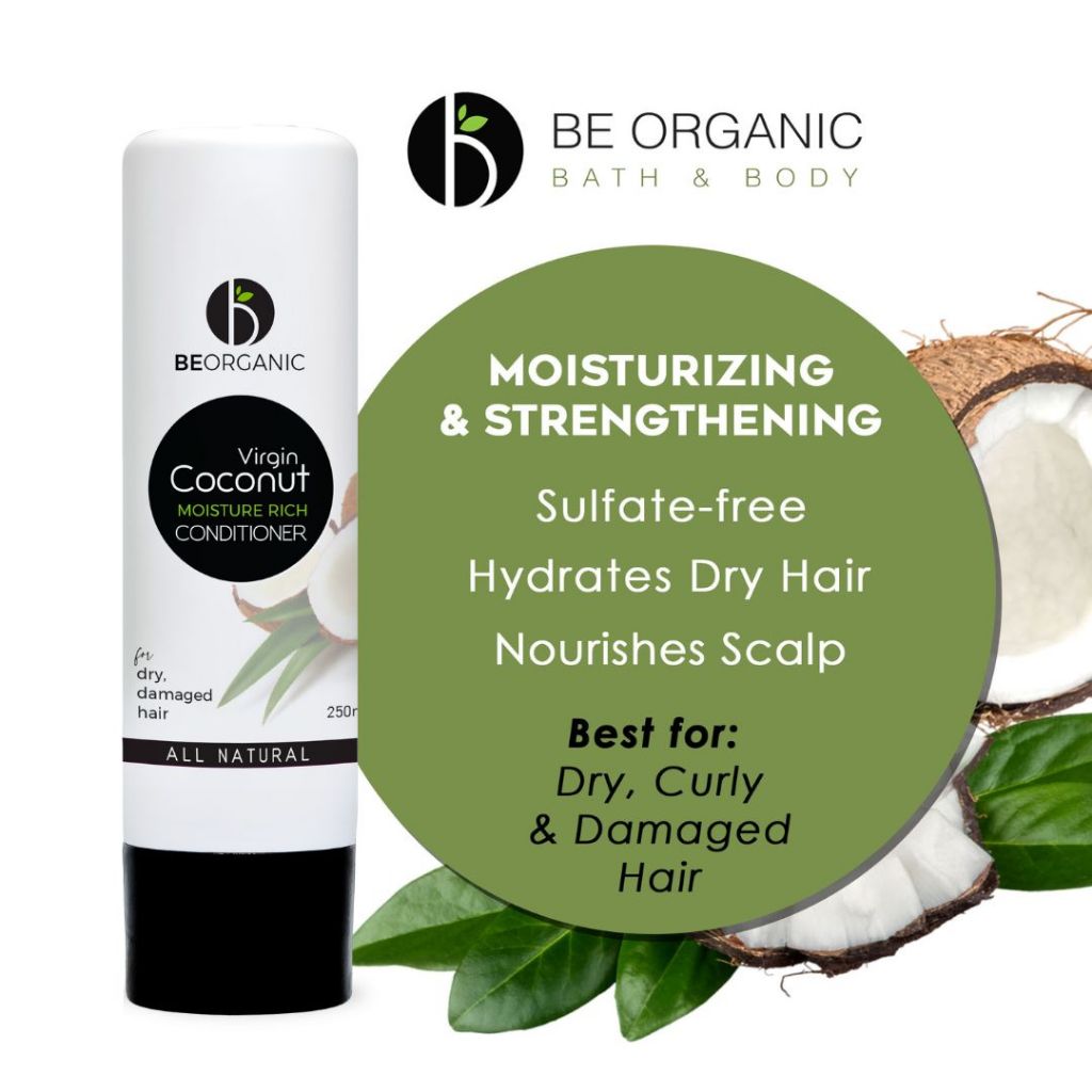 Be Organic All Natural VCO Conditioner 250ml (Moisture Boost For Dry ...