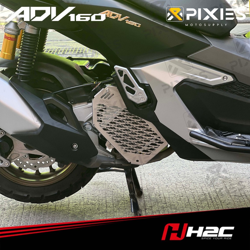 H2C RADIATOR COVER for HONDA ADV 160 / PCX 160 / CLICK 160 | Shopee ...