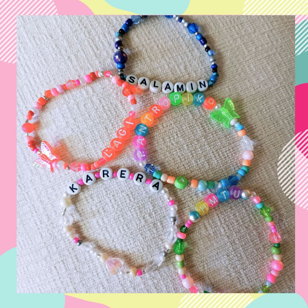 BINI Themed Friendship Bracelets - Songs Unofficial merch (handmade ...