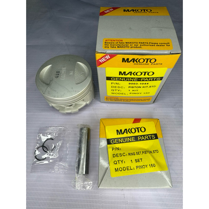 PINOY 150 PISTON KIT STD MAKOTO | Shopee Philippines