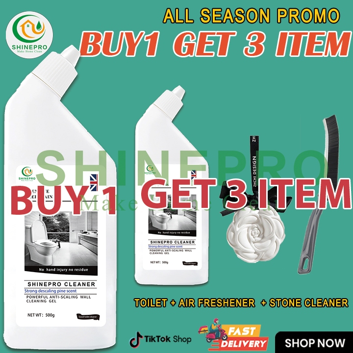 Shinepro Buy1 Get 3 Items (2pcs toilet+ 1 Air Freshener + 1 Brush ...